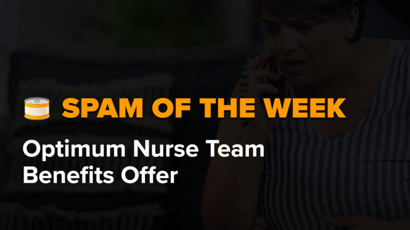 Spam Call of the Week: Optimum Nurse Team Benefits Offer - YouMail Blog